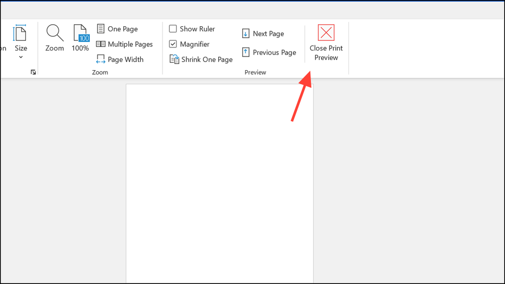 How to Enable Print Preview Edit Mode in Word