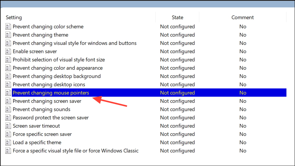 How to Prevent Users from Changing Mouse Pointers in Windows 11