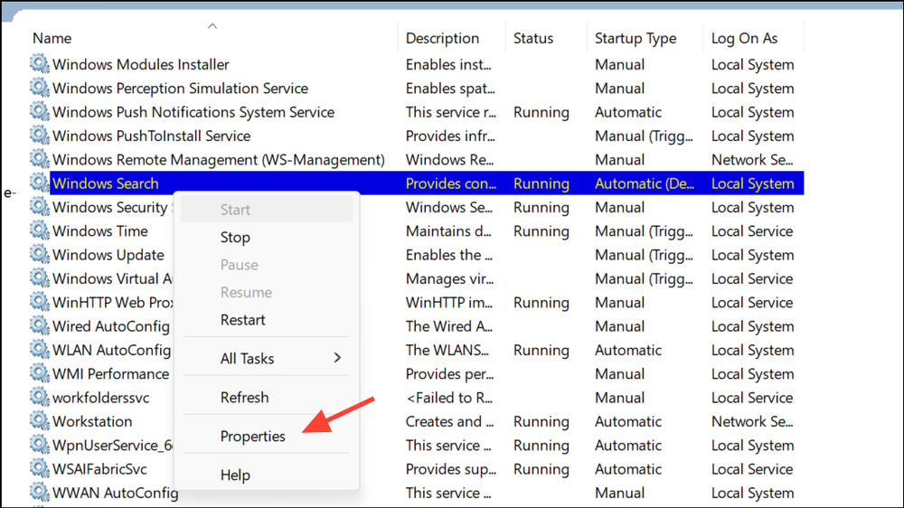 How to Fix Indexing Not Running on Windows 11