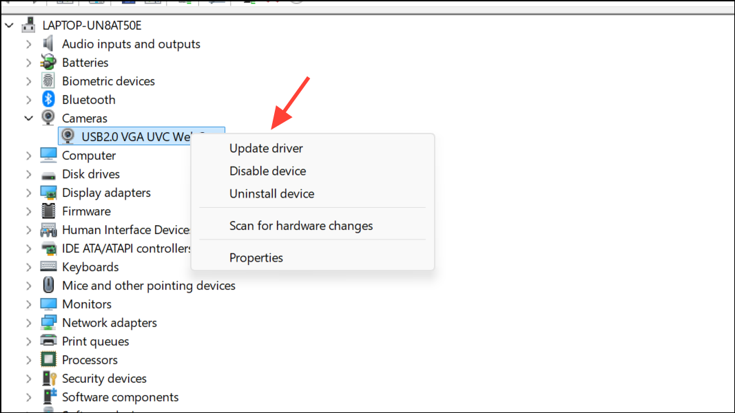 How to Fix External Camera Not Detected on Windows 11