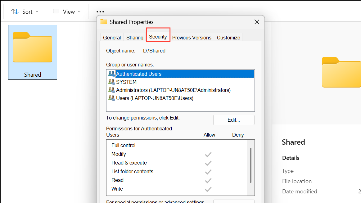 How to Fix Cannot Display Owner Error on Windows 11