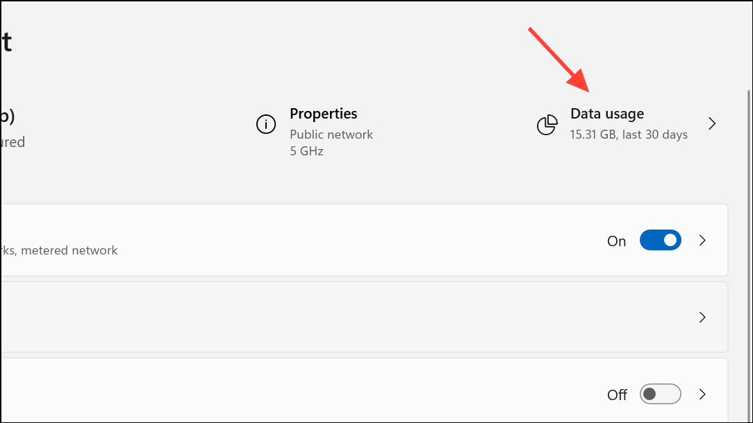 How to Clear or Reset Data Usage in Windows 11