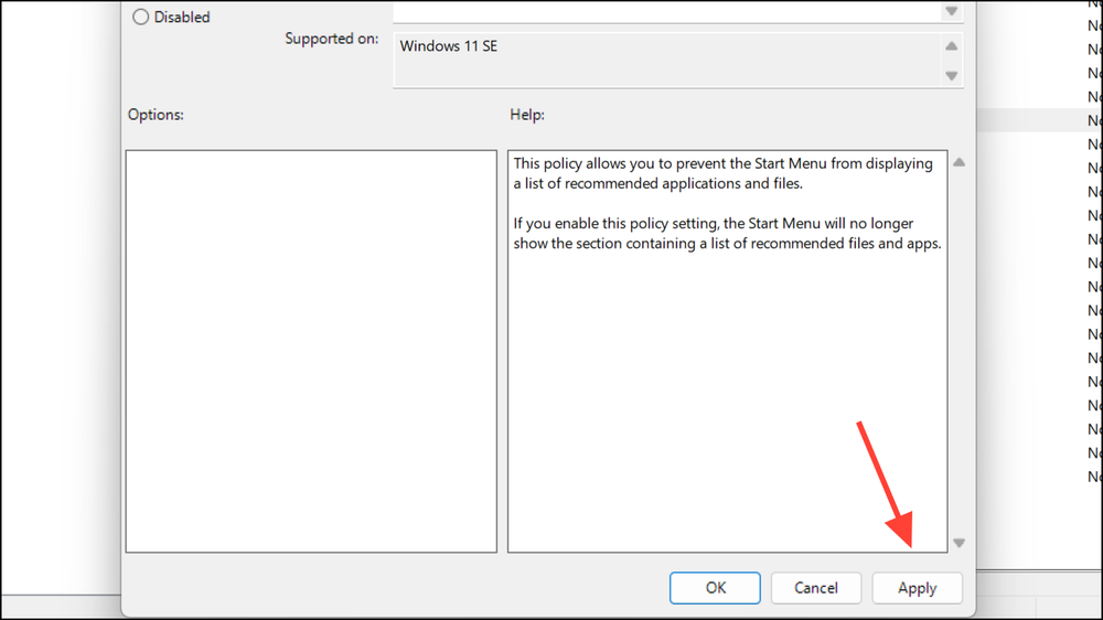 Remove Recommended on Windows 11 Start Menu