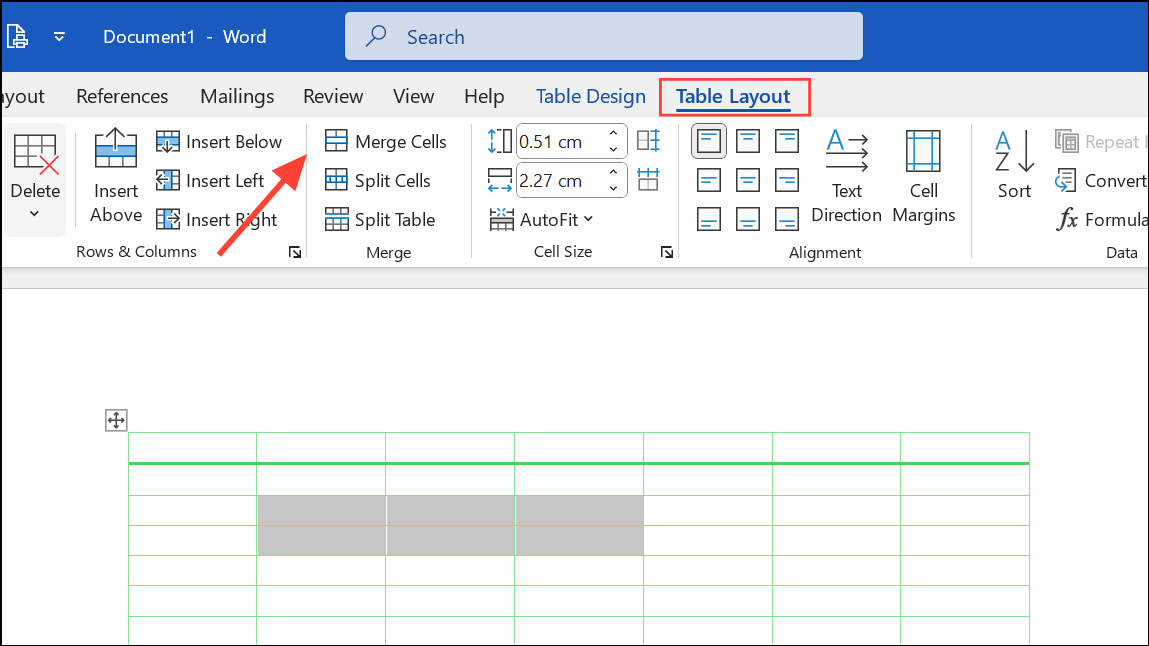 How to Display and Modify Table Properties in Word