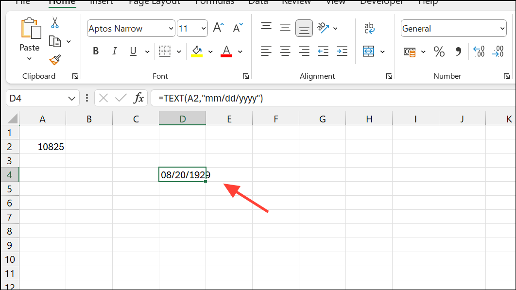 How to Convert Serial Number to Date in Excel