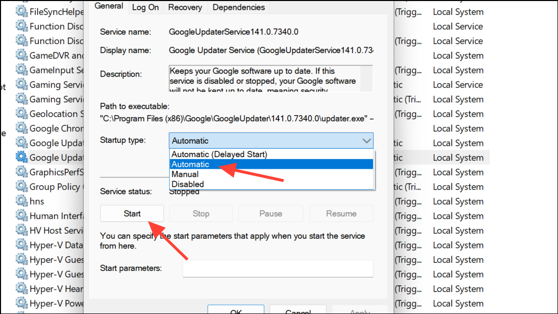 How to Fix Google Chrome Update Failed with Error Code 4: 0x80010108