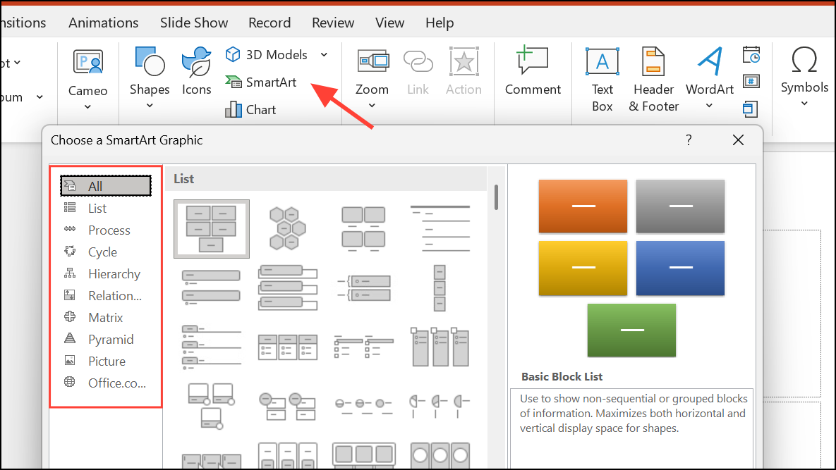 How to Insert Infographics in PowerPoint