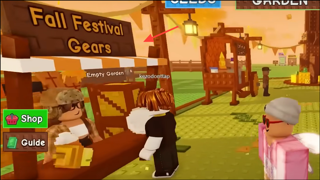 Grow a Garden Fall Gear Shop — all items, prices, and unlocks