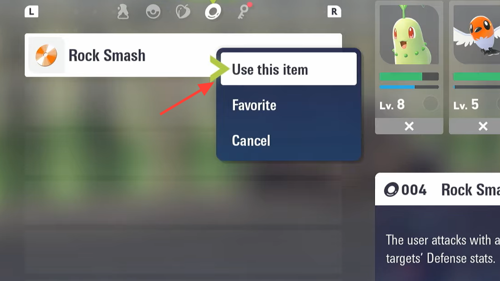 Pokemon Legends: Z-A — Break boulders and open blocked routes