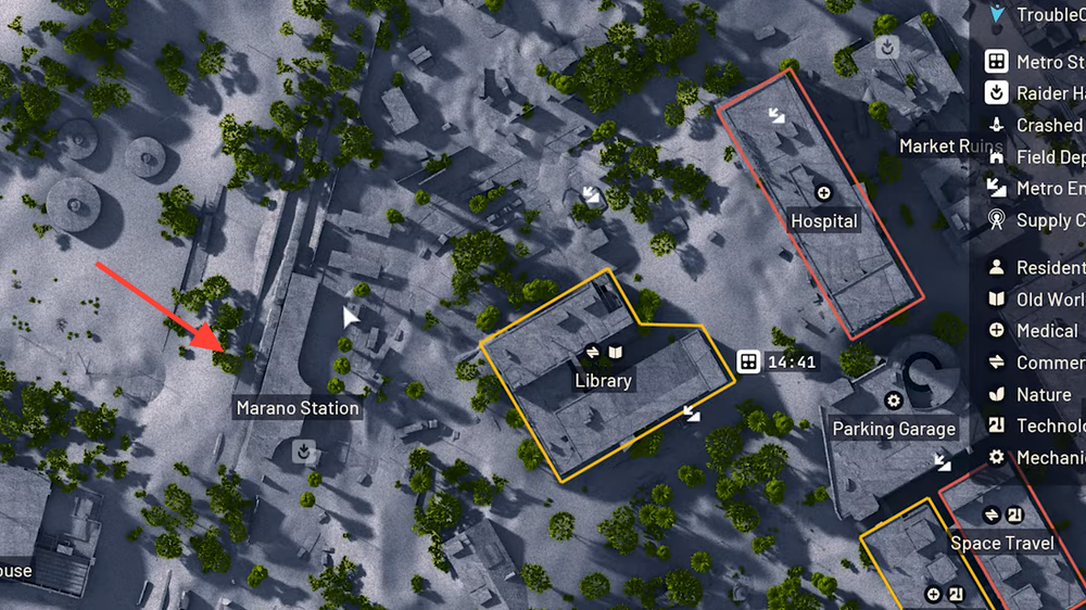 Arc Raiders Market Correction quest: Marano Station cache location