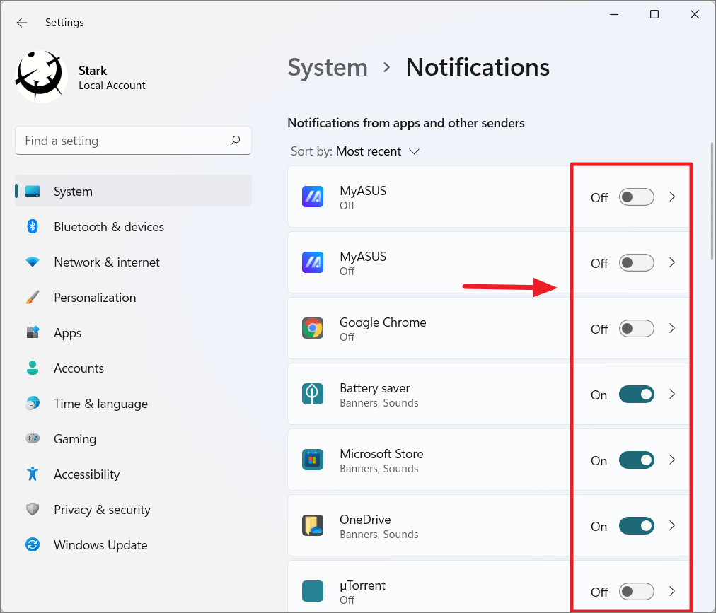 How to Manage Notifications in Windows 11
