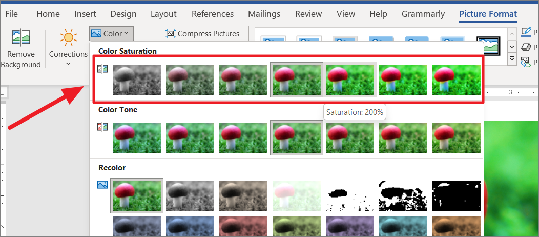 How to Change Image Color in Word, Excel, and PowerPoint