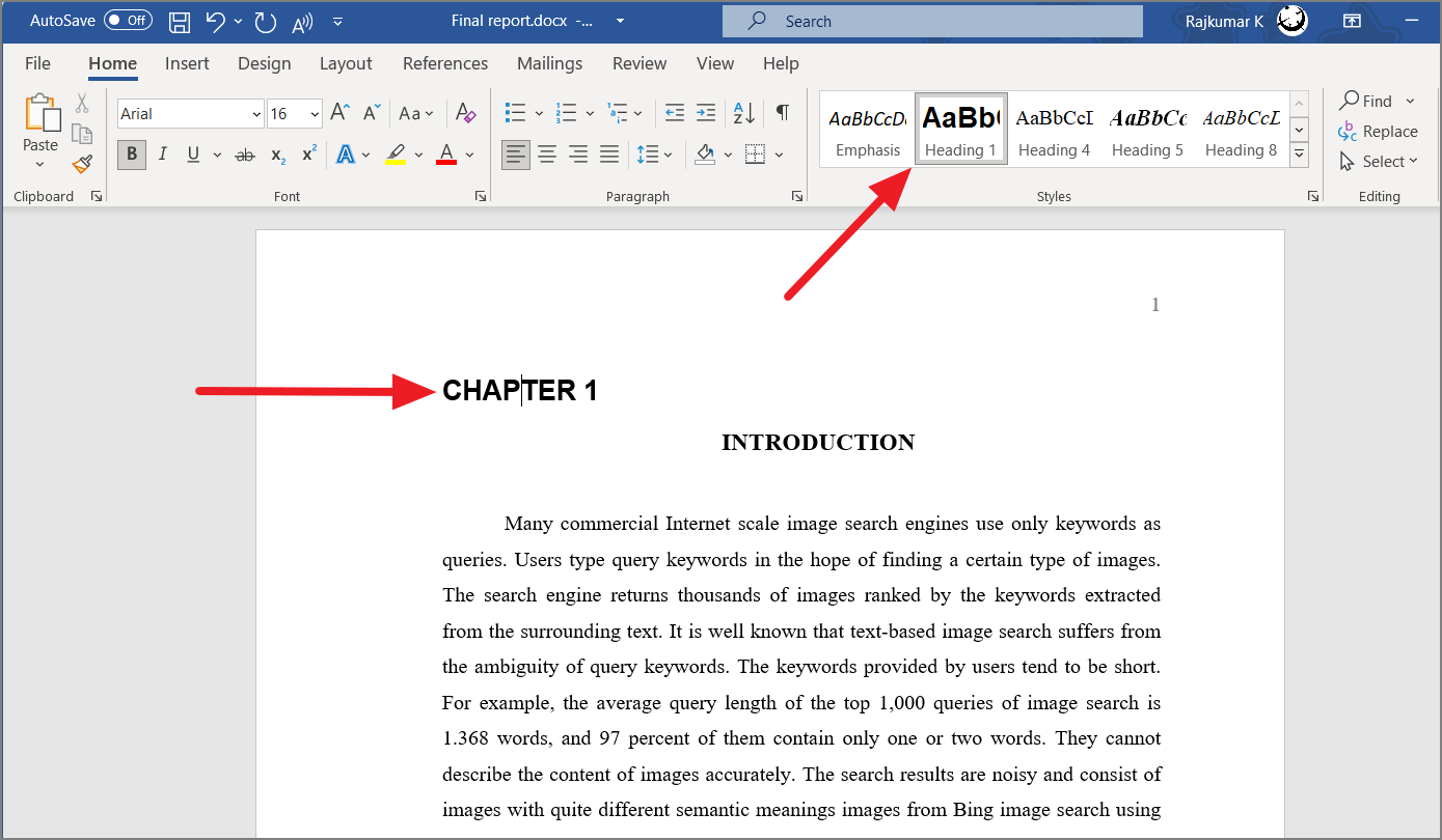 How to Create a Table of Contents in Microsoft Word