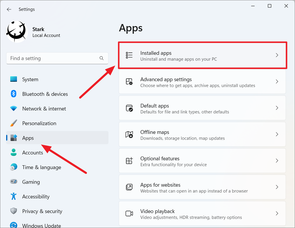 How to Uninstall Apps on Windows 11