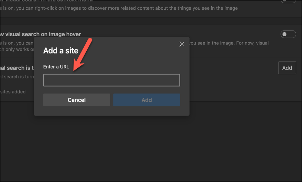 How to Disable Visual Image Search in Microsoft Edge