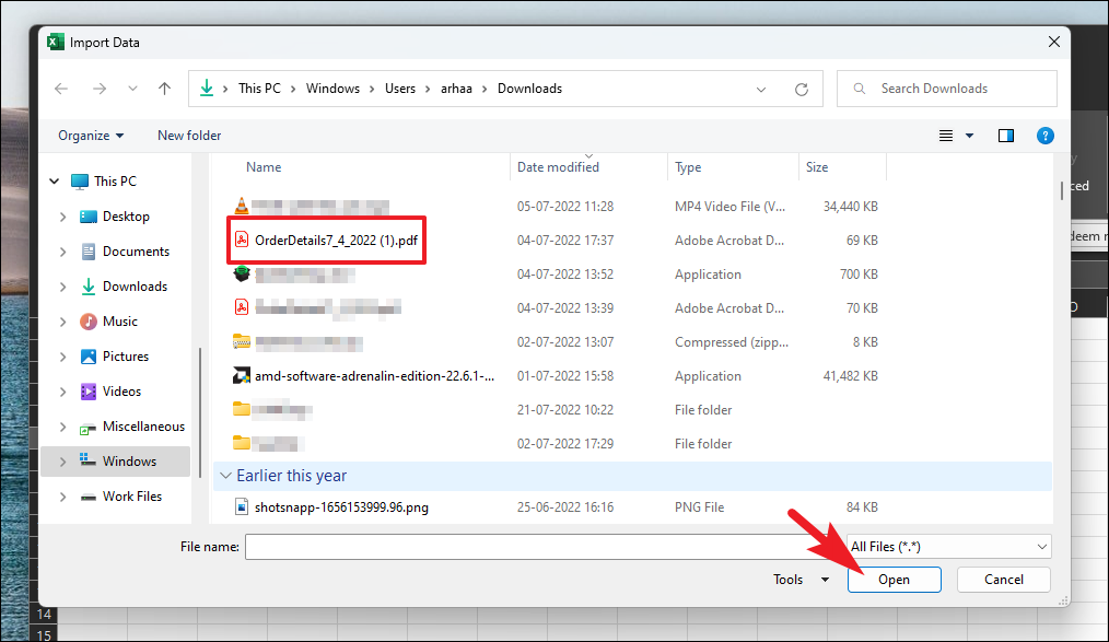 How to Import Data From PDF to Microsoft Excel