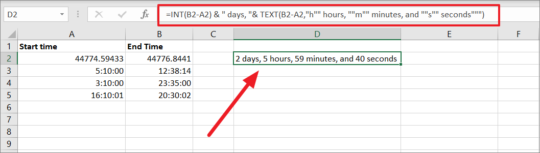 How to Subtract Time in Excel