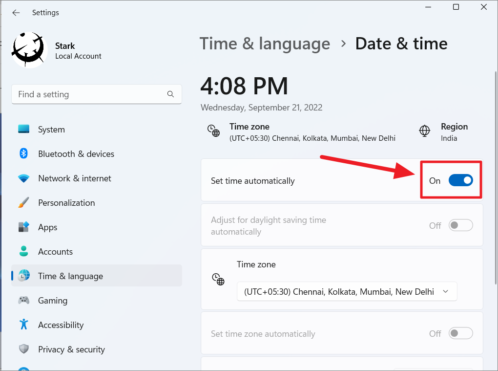 FIX: Windows 11 Couldn’t Install Update Because of a Date & Time Problem