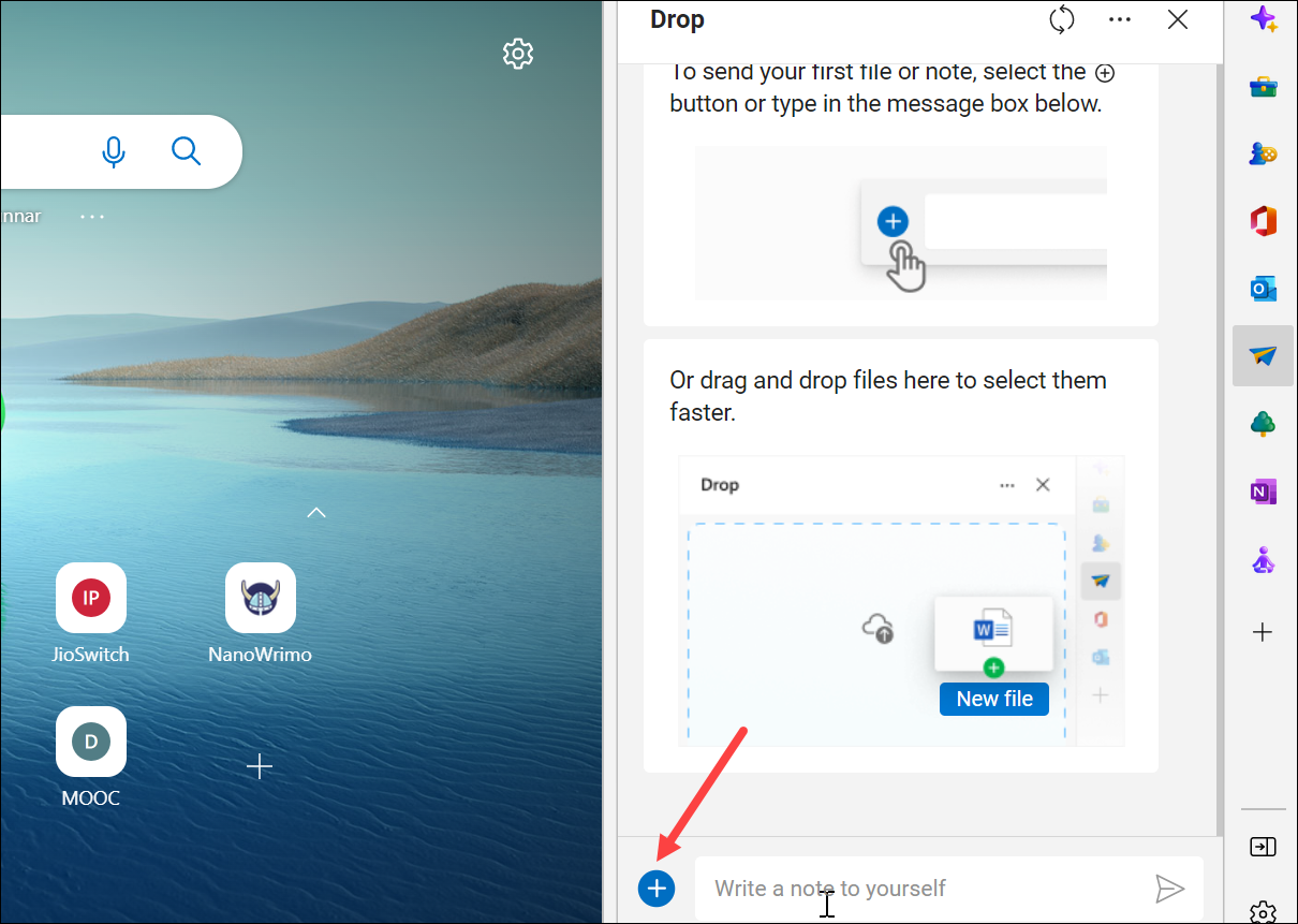 How to Share Files Using Microsoft Edge Drop Between All Your Devices