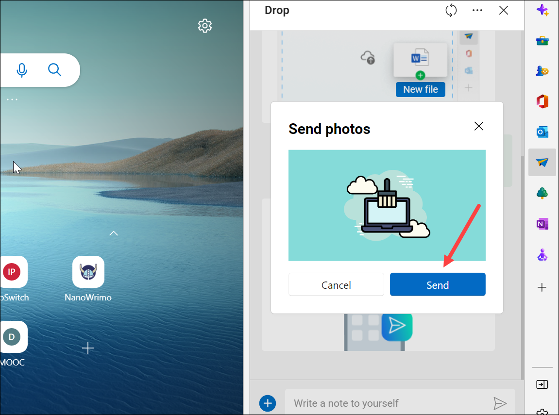 How to Share Files Using Microsoft Edge Drop Between All Your Devices