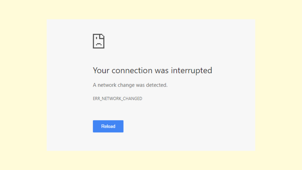 How to Fix "Your Connection Was Interrupted" Error in Windows 11