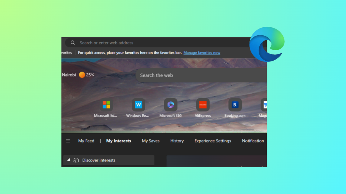 How to Hide Quick Links on New Tab Page in Microsoft Edge