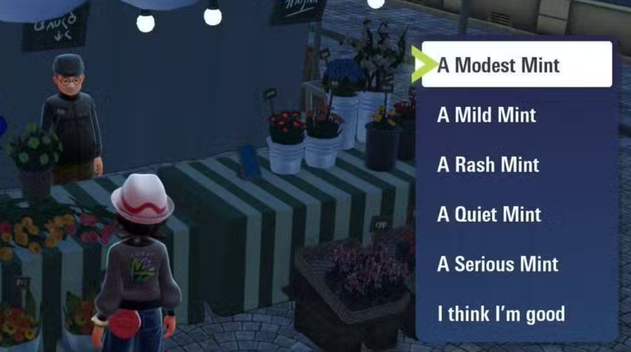 Modest Mint in Pokémon Legends: Z‑A — Locations and every mint stall