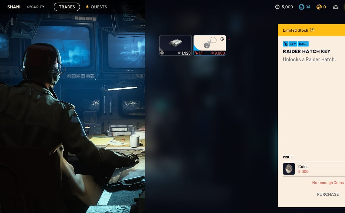 ARC Raiders Raider Hatch Keys — Price, crafting, and extraction steps