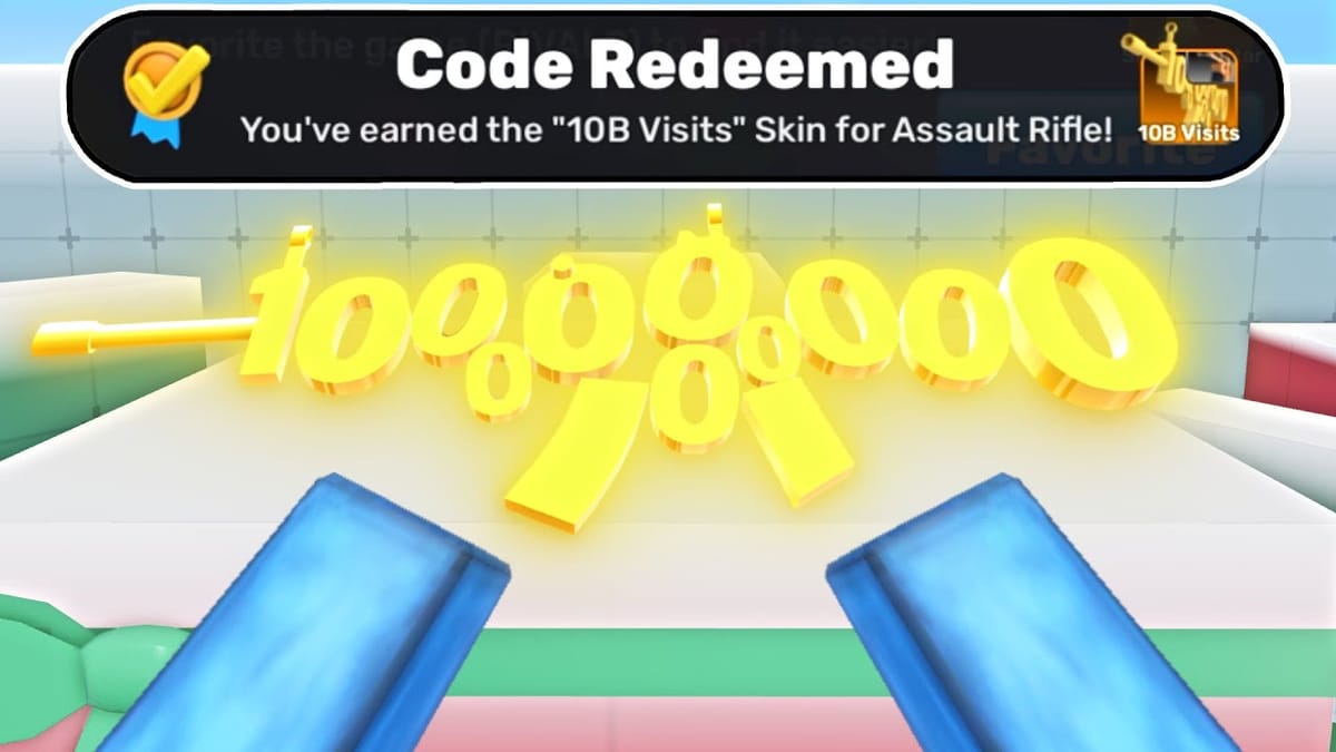 Roblox Rivals 10B Visits code and how the celebration reward works
