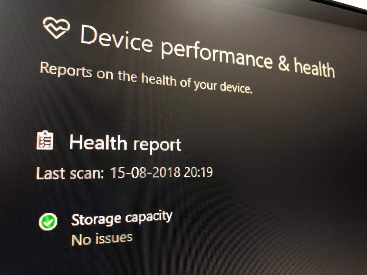 Device Performance & Health Report Shows "an app has stopped working ...