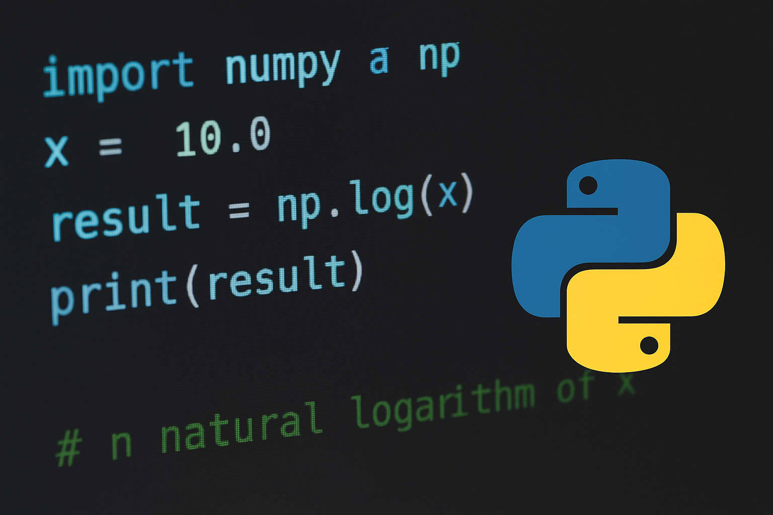 Calculate Natural Log in Python