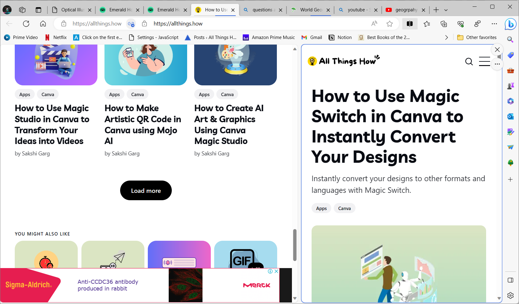 How to Split Screen in Microsoft Edge