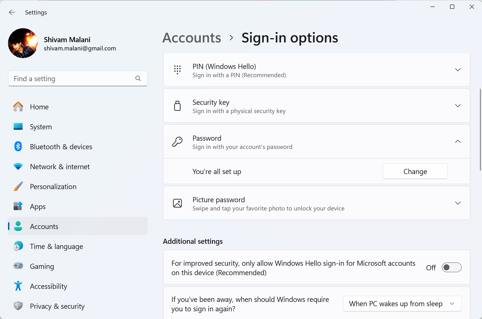 How to Set a Password on Windows 11