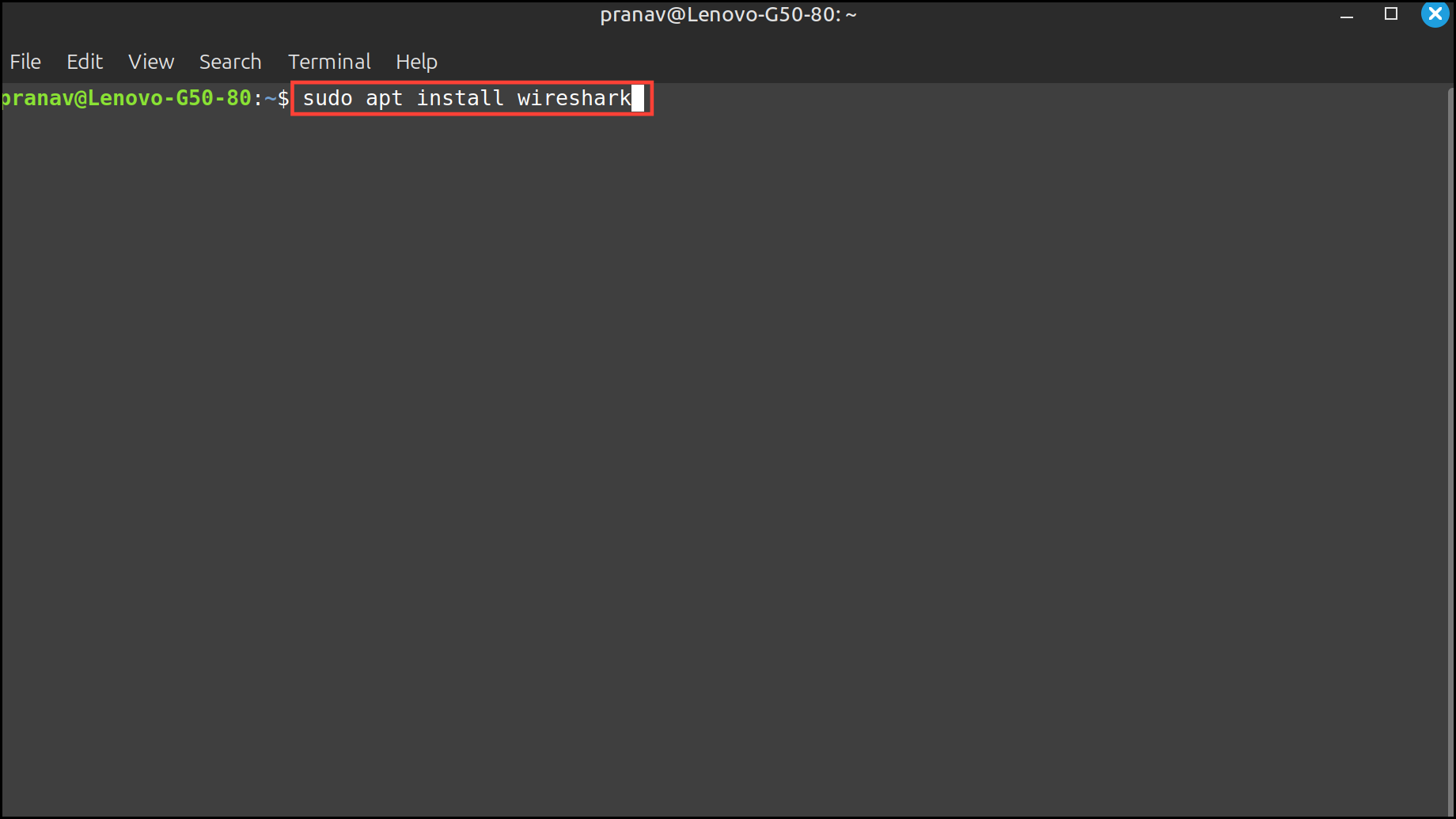 How to install Wireshark on Ubuntu