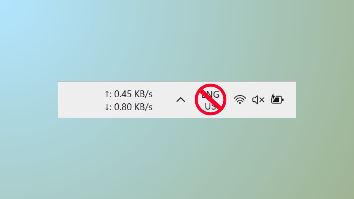Disable Input Indicator or Language Bar in Windows 11