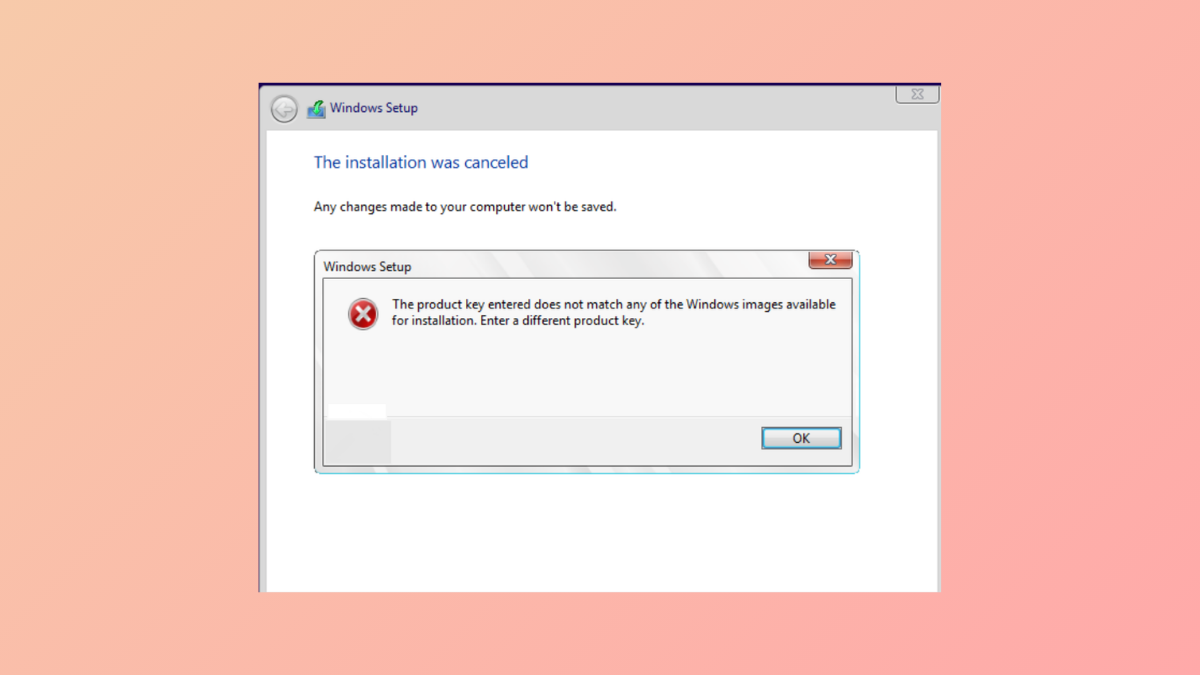 How to Fix “The Product Key Entered Does Not Match Any of the Windows Images Available” Error ...