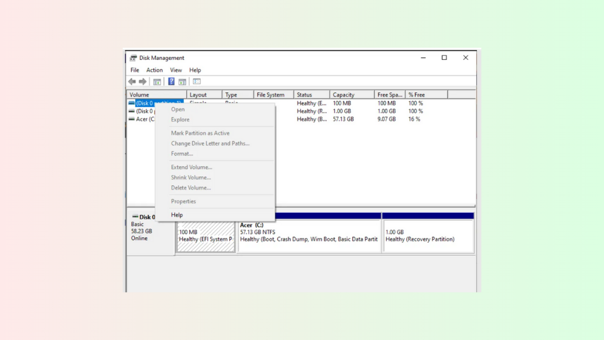 How to Fix Greyed Out Options in Disk Management on Windows 11