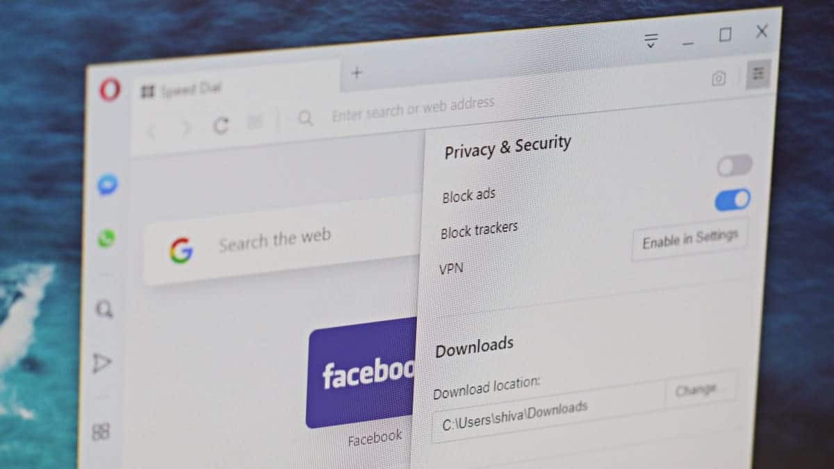 How to Block Trackers in Opera