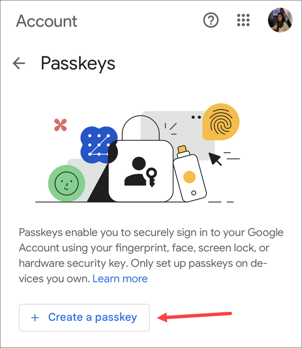 How to Create and Set up Google Passkeys