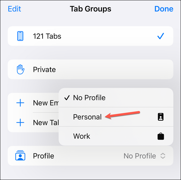 How to Create a Profile in Safari on iPhone and Mac