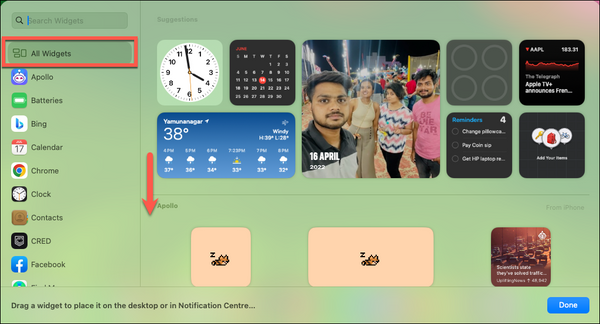 How to Add or Remove Widgets on Mac with macOS Sonoma