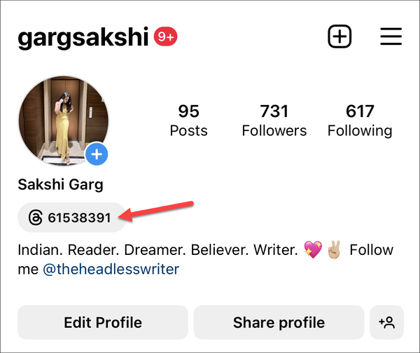 How to Remove or Hide Threads Badge from Instagram Profile
