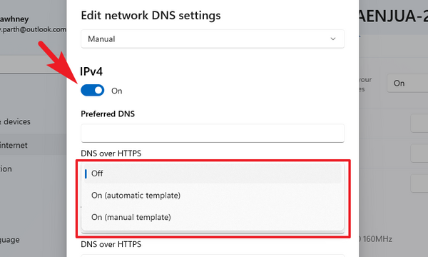 How to Enable DNS Over HTTPS on Windows 11