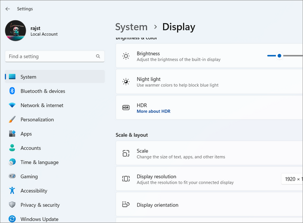 How to Change Display Scaling in Windows 11