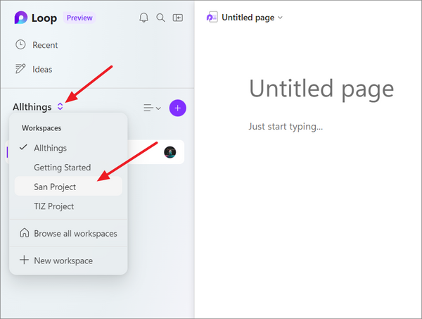How To Create A Workspace In Microsoft Loop