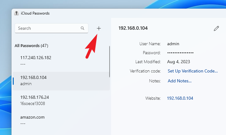 How to Use iCloud Passwords on Windows 11