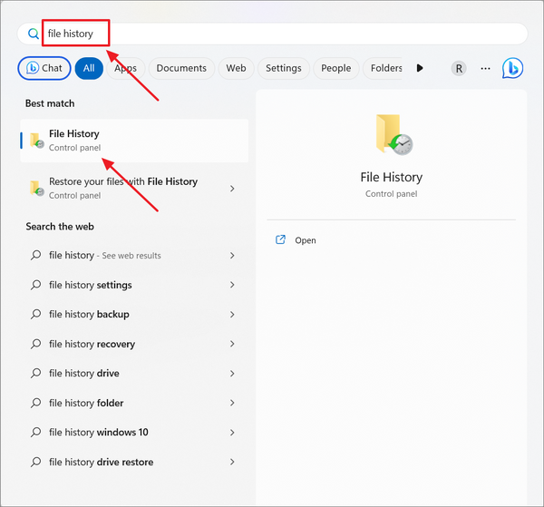 How to Set Up and Use File History Backup on Windows 11