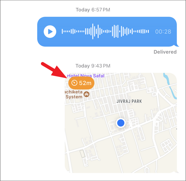 How to Use iMessage Location App to Send or Receive Location in ...