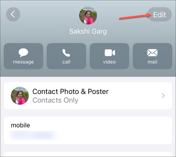 How to Set Up My Card in Contacts on iPhone