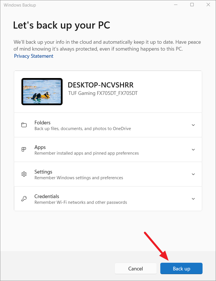 How to Set up and Use Windows Backup App